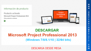 Descargar Microsoft Projet Professional 2013 (32/64 bit)