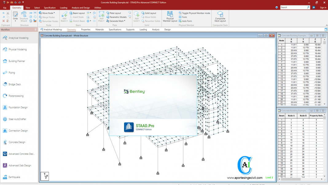 Bentley STAAD.Pro CONNECT Edition 22.00.00.015