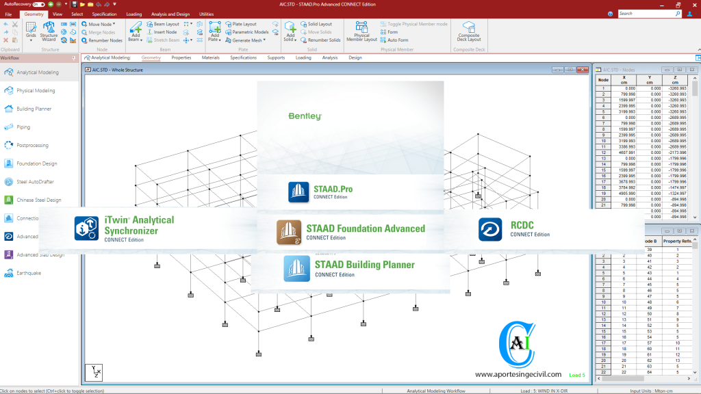 Bentley STAAD.Pro CONNECT Edition 22.12.00.142