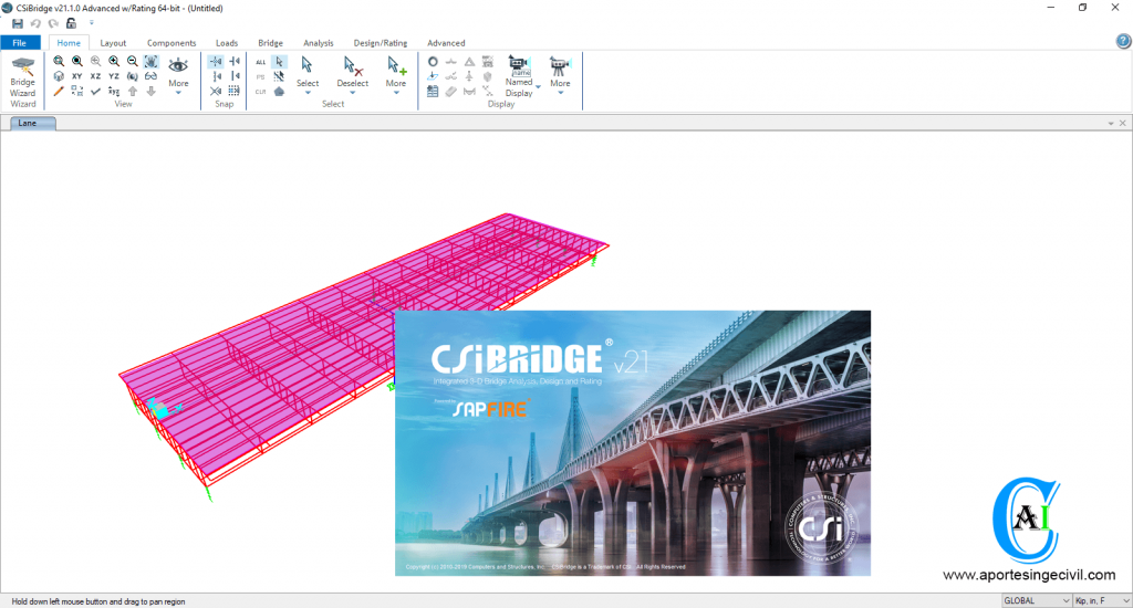 Descargar CSiBridge v21.2.0 (64-bit)