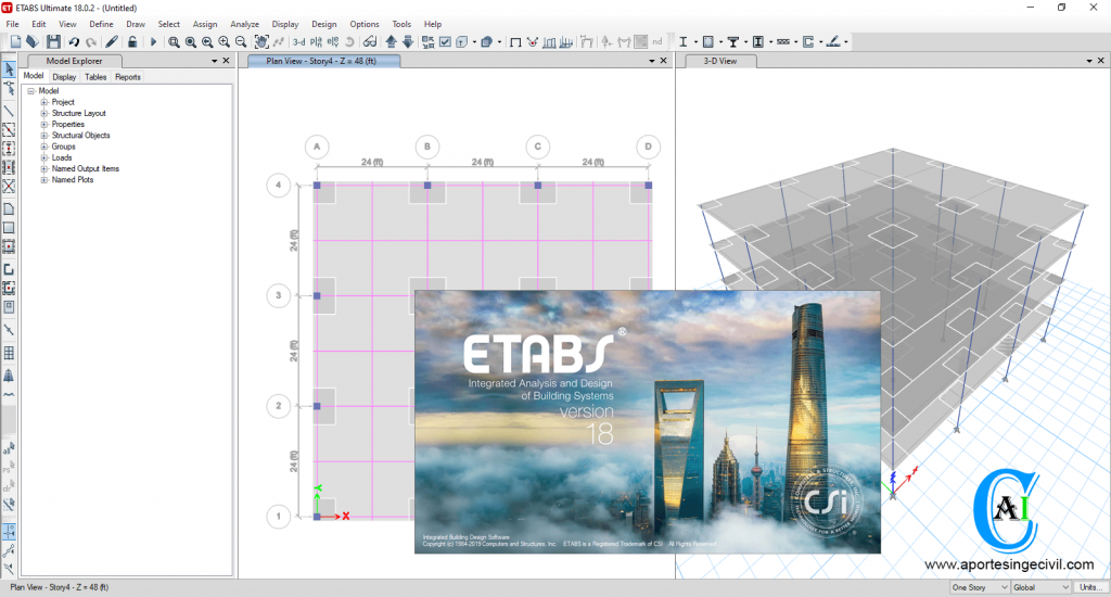 Descargar Etabs 2018 v18.1.1 (64-bit)