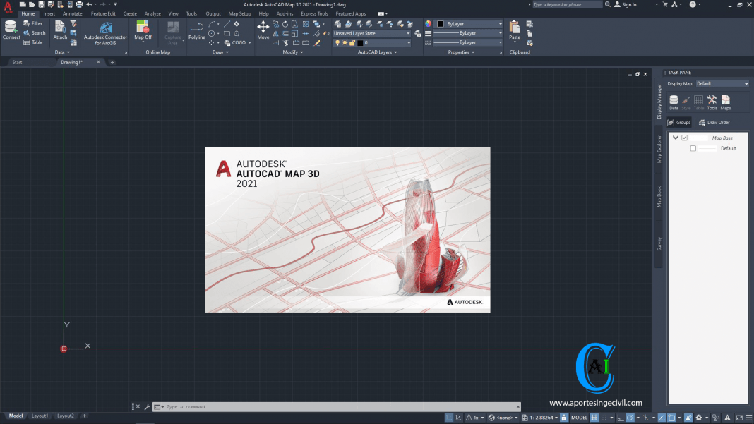 Autodesk AutoCAD Map 3D 2021 en español e ingles