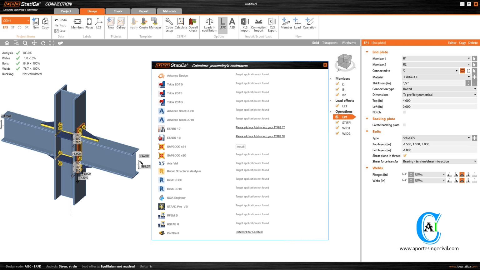IDEA StatiCa v10.1.117 [Connection + Concrete & Prestressing]