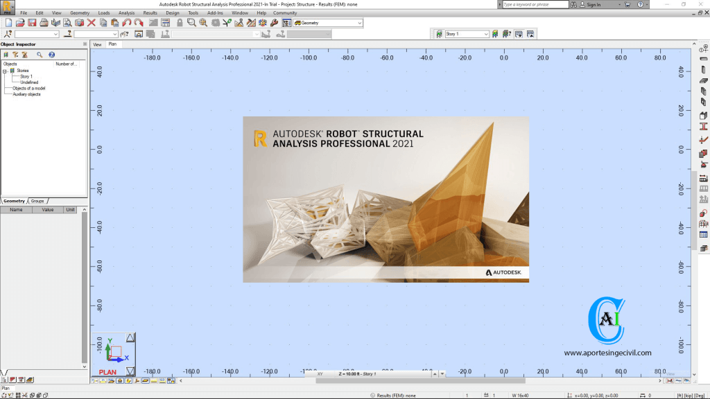 Robot Structural Analysis Professional 2021 Multilenguaje 