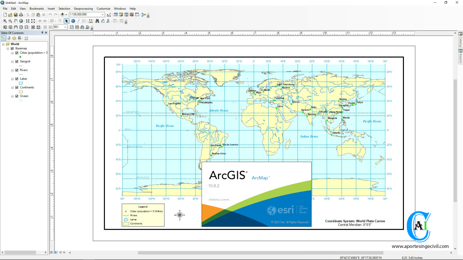 Descargar ArcGIS Desktop v10.8.2 + Extensiones