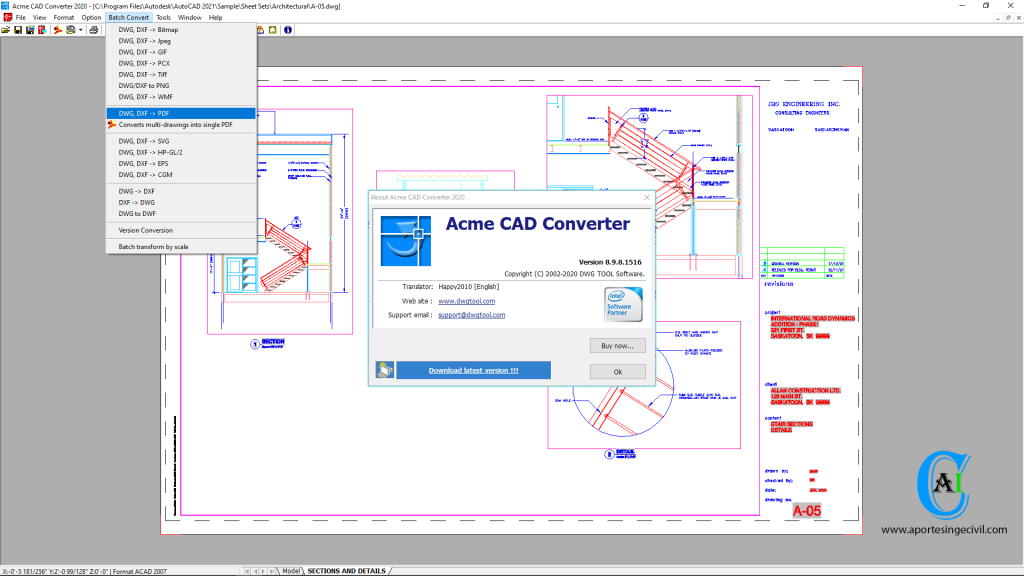 Acme CAD Converter 2020
