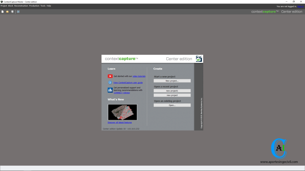 Bentley ContextCapture Center Edition Update 18 v10.18.0.232