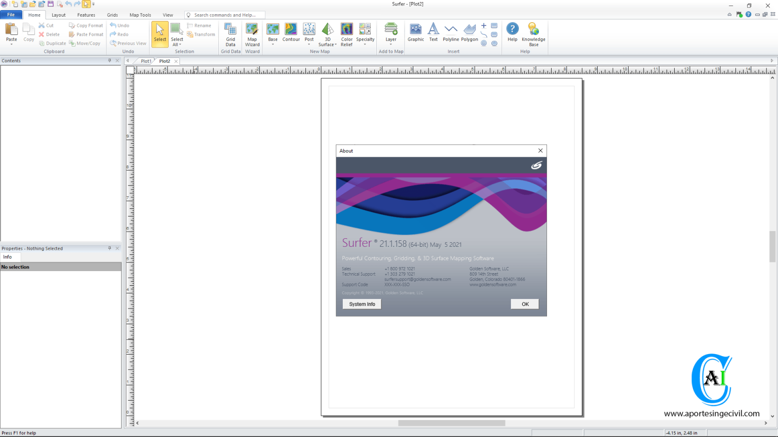 Golden Software Surfer v21.1.158