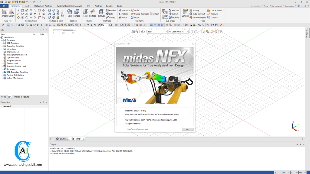 midas NFX 2021 R1 (build 03/05/2021) - Multilenguaje