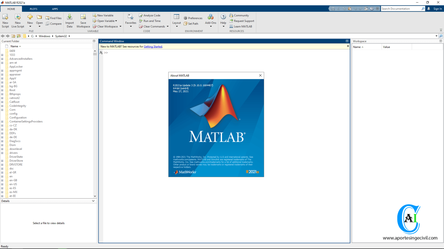 MathWorks MATLAB R2021a v9.10