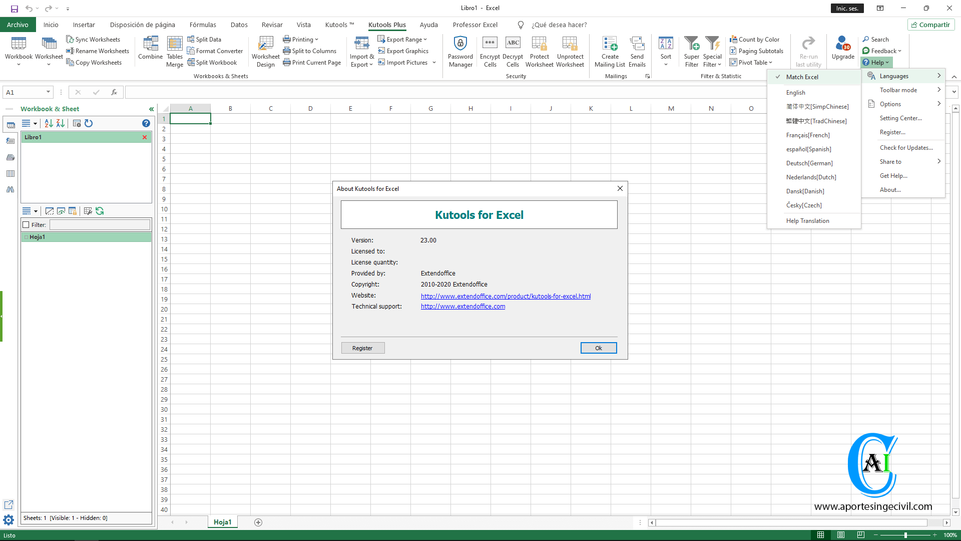 ExtendOffice Kutools For Excel V23 00 Multilenguaje 