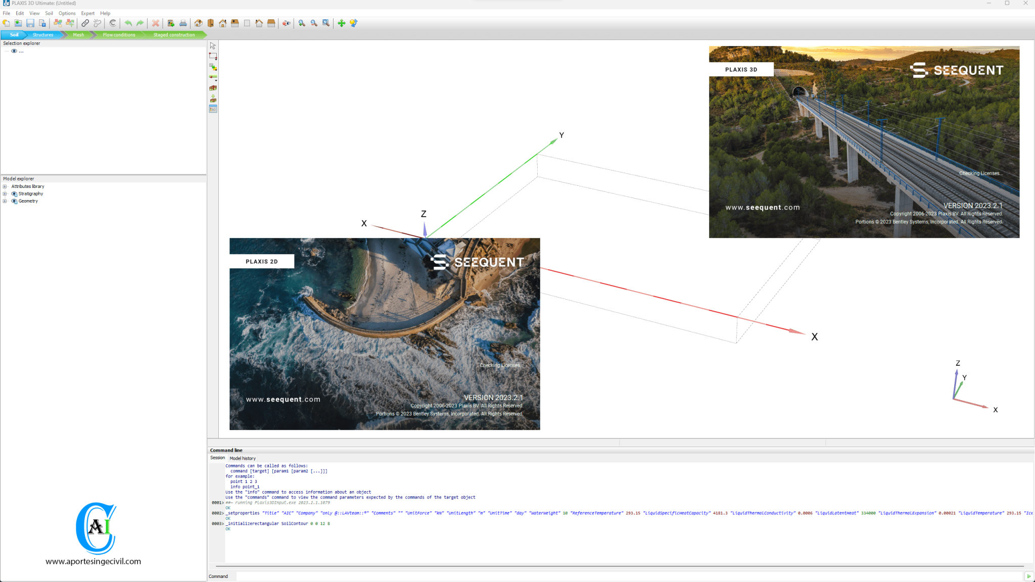 Bentley PLAXIS CONNECT Edition 2023