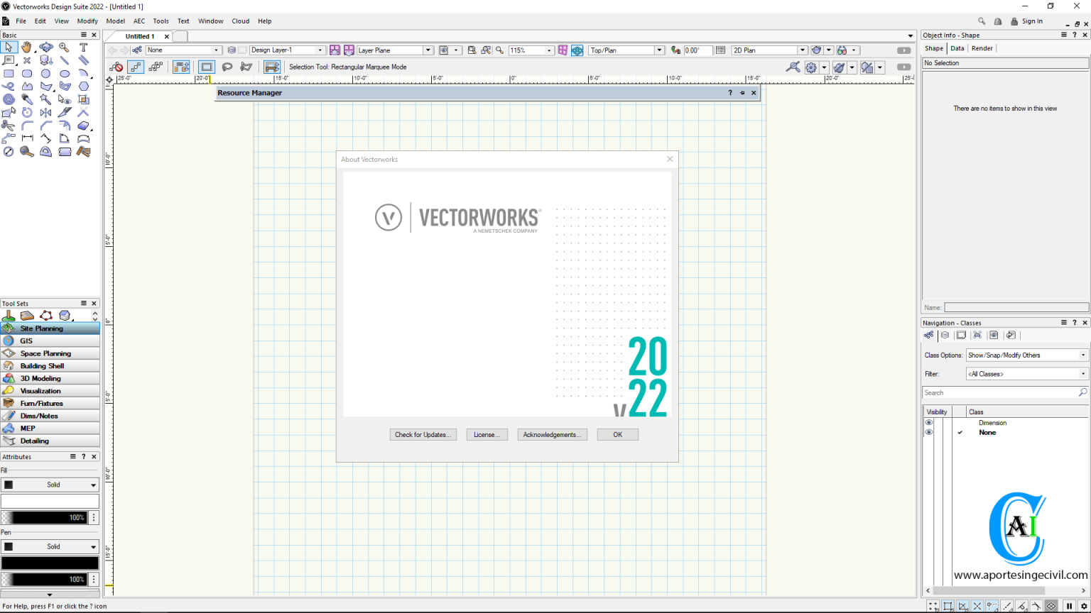Vectorworks 2022 SP3 en español e ingles