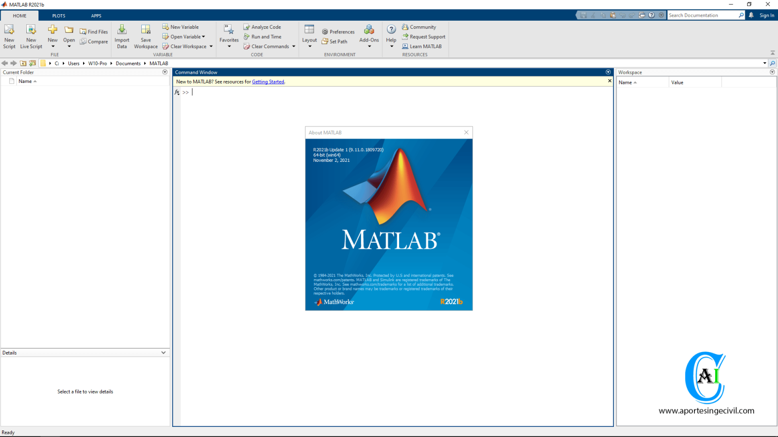 MathWorks MATLAB R2021b v9.11