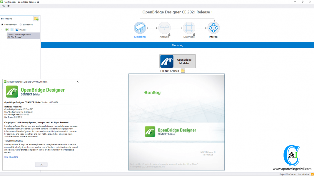 Bentley OpenBridge Designer CONNECT Edition 2021