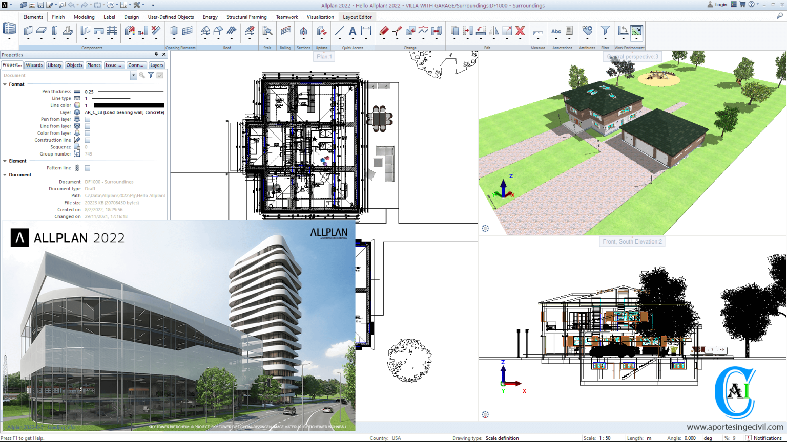 Allplan 2022.1.0 (Multilenguaje)