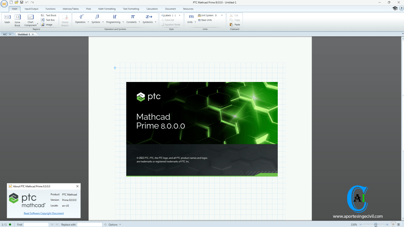 PTC Mathcad Prime 8 (Multilenguaje)