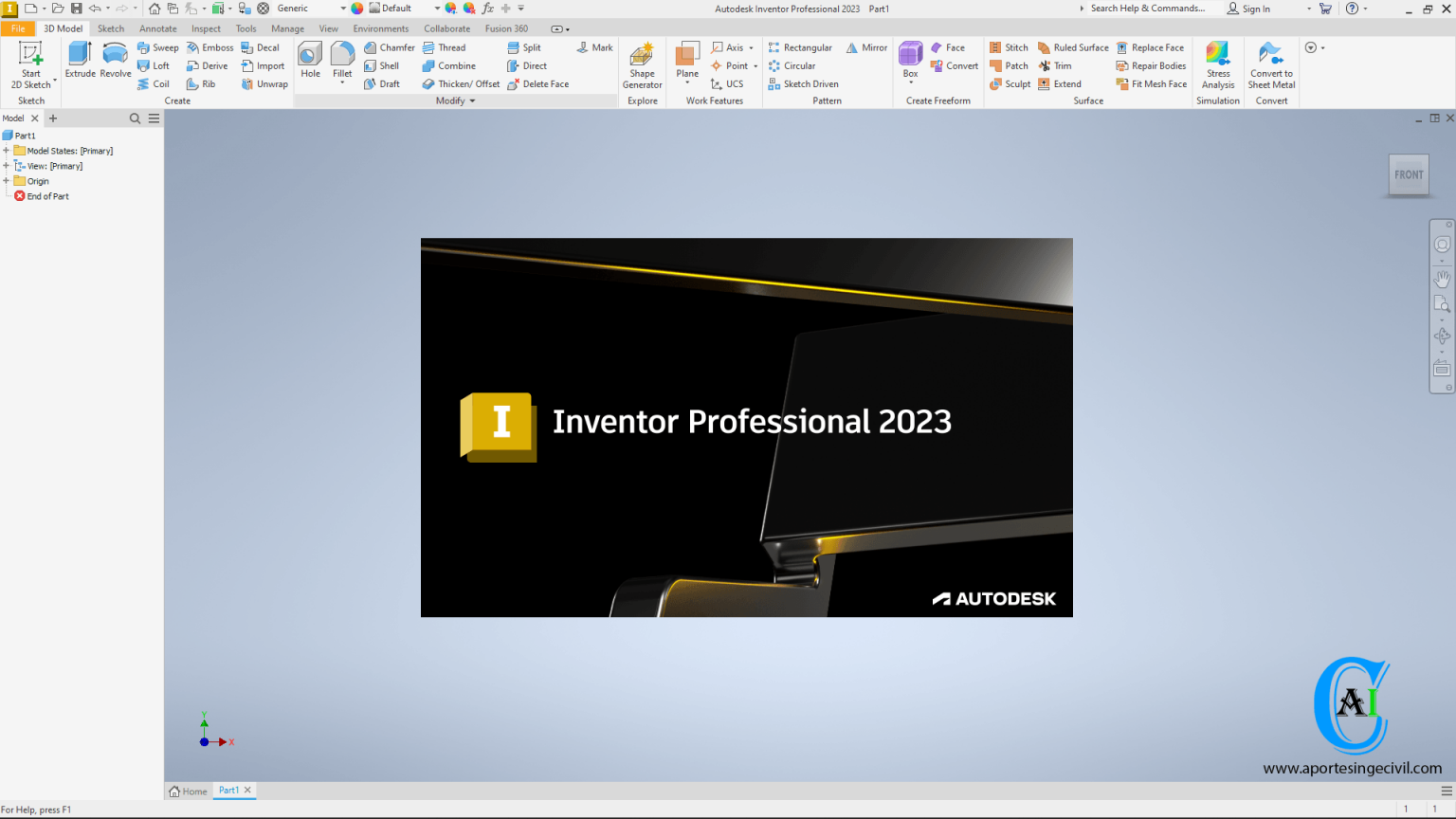 Autodesk Inventor Professional 2023 en español e inglés