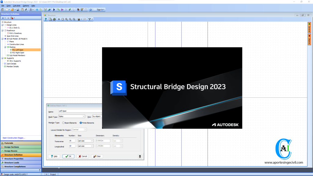 Autodesk Structural Bridge Design 2023