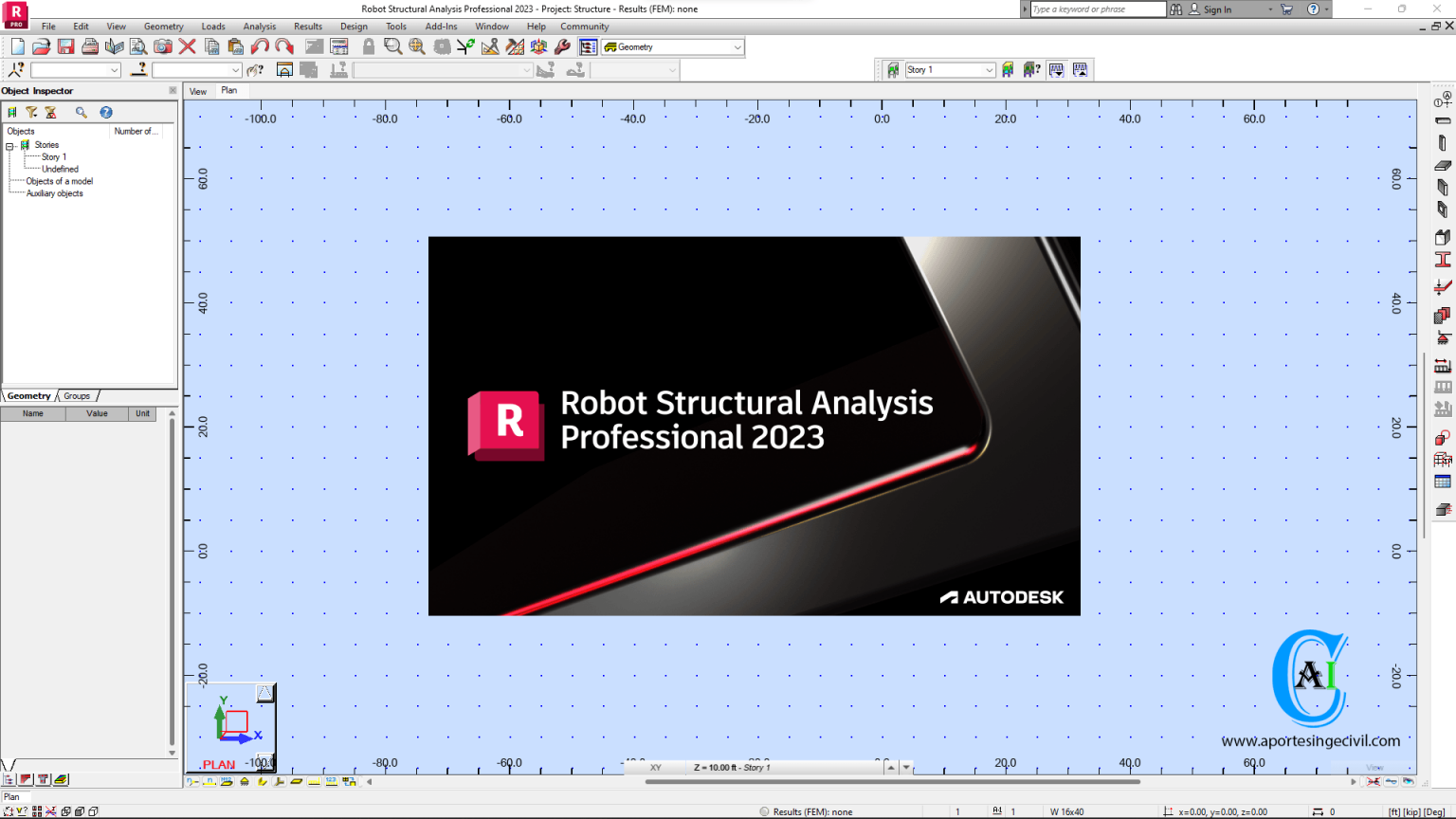 Autodesk Robot Structural Analysis Professional 2023 (Multilenguaje)