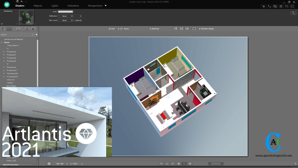 Artlantis 2021 (Multilenguaje) + Librerías