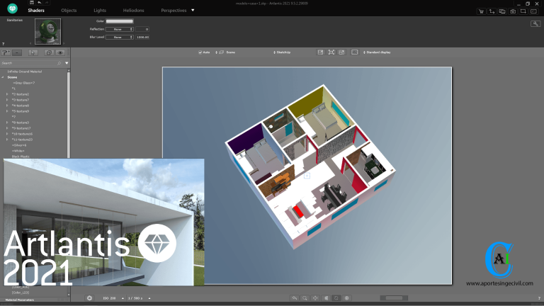 Artlantis 2021 (Multilenguaje) + Librerías