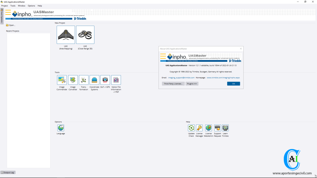 Trimble Inpho UASMaster v12.1.1