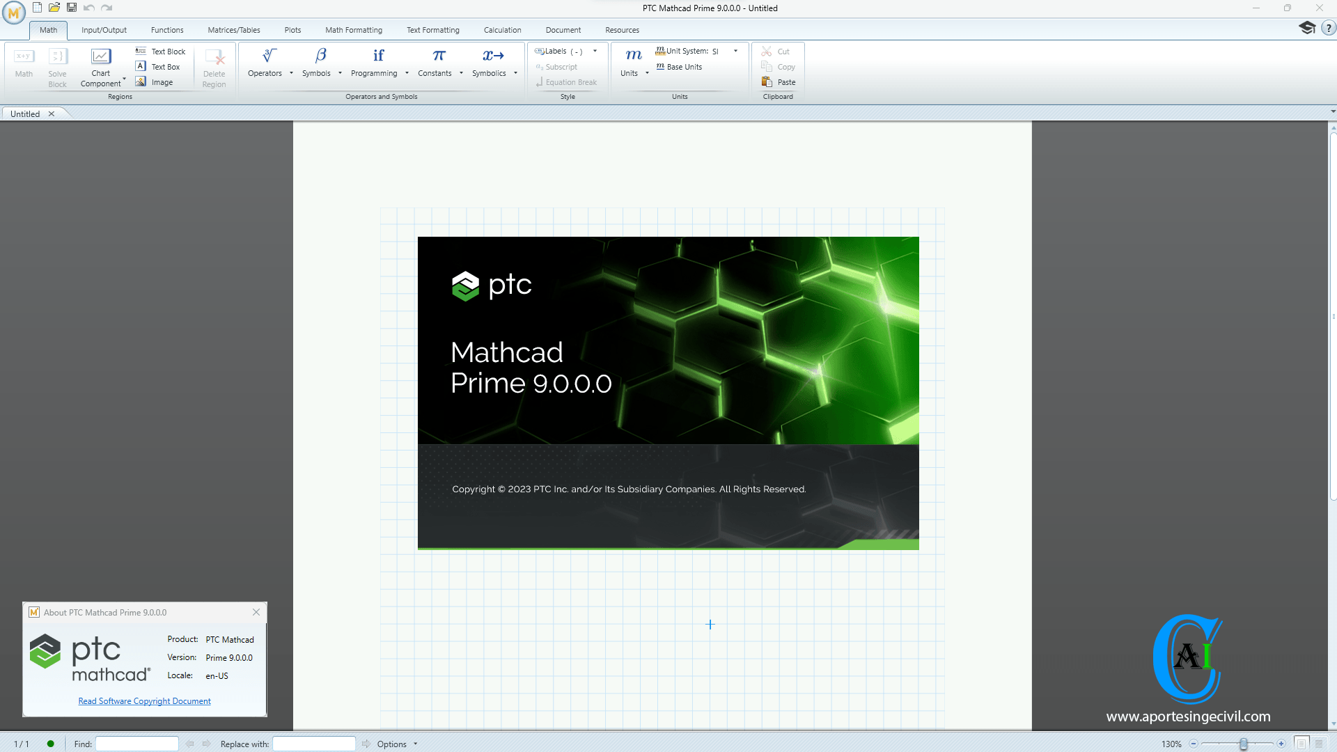 PTC Mathcad Prime 9 Multilenguaje 