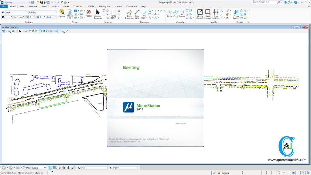 Bentley MicroStation 2023 en español e inglés