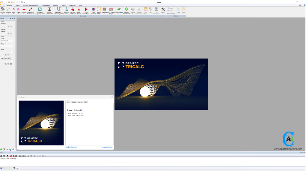 Graitec Tricalc 2024.1.3 (Multilenguaje)