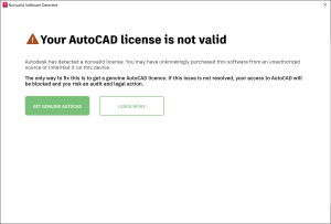 Your AutoCAD license is not valid (Solución)