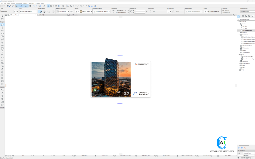 Graphisoft Archicad 27.2.2 Build 5060 [Inglés + español]
