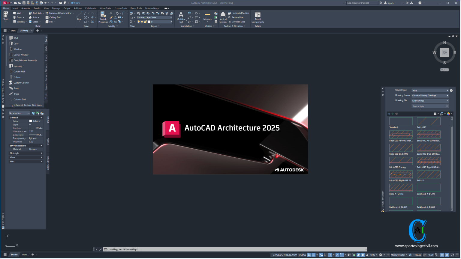 Autodesk AutoCAD Architecture 2025 en español e inglés