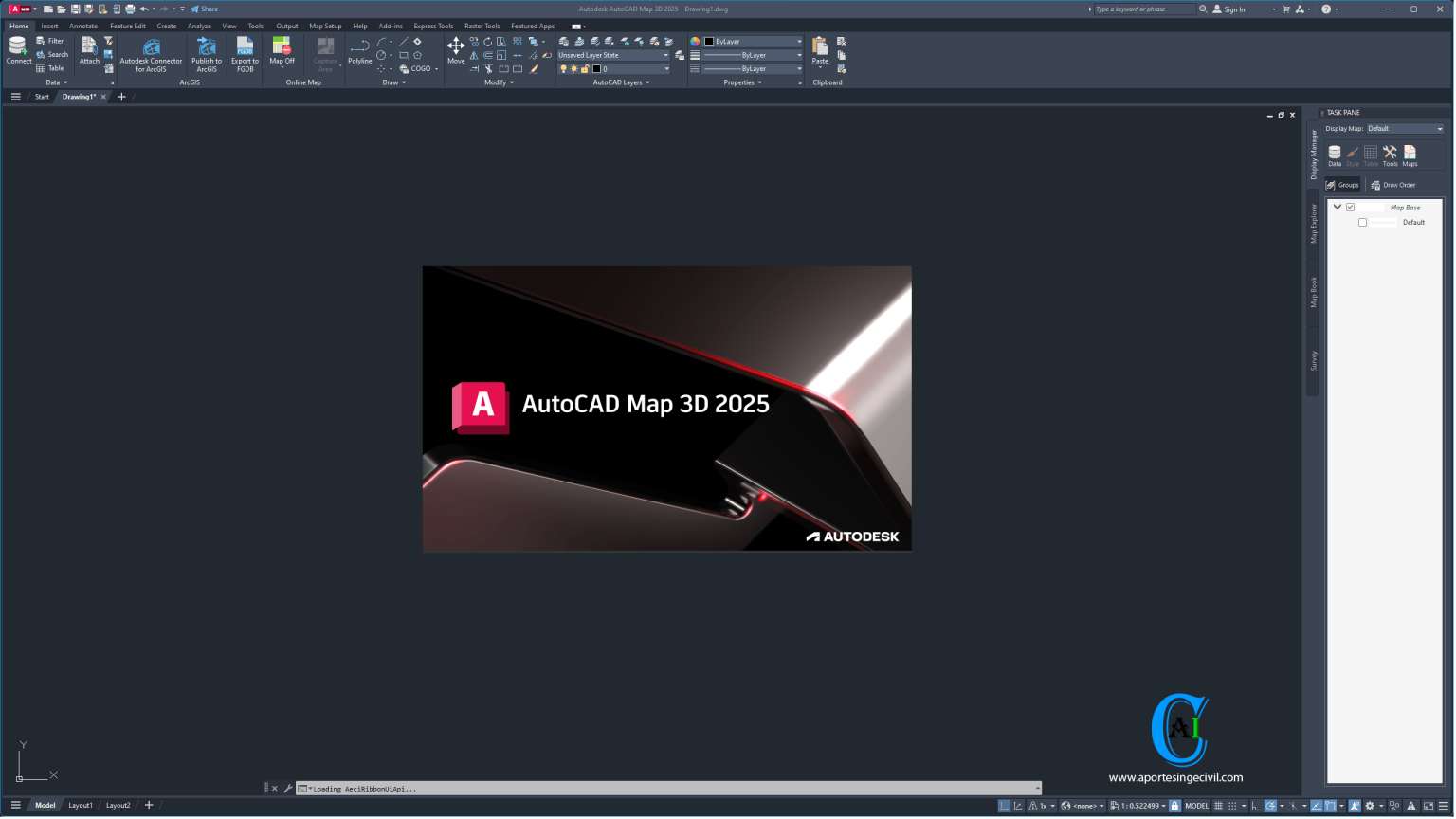 Autodesk AutoCAD Map 3D 2025 en español e inglés
