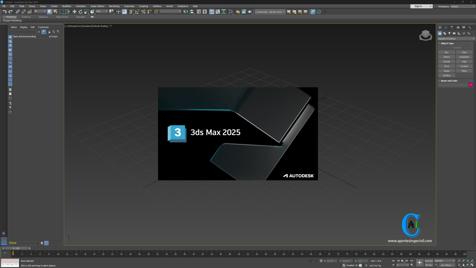 Autodesk 3ds Max 2025 (Multilenguaje) Autodesk 3ds Max 2025 (Multilenguaje)