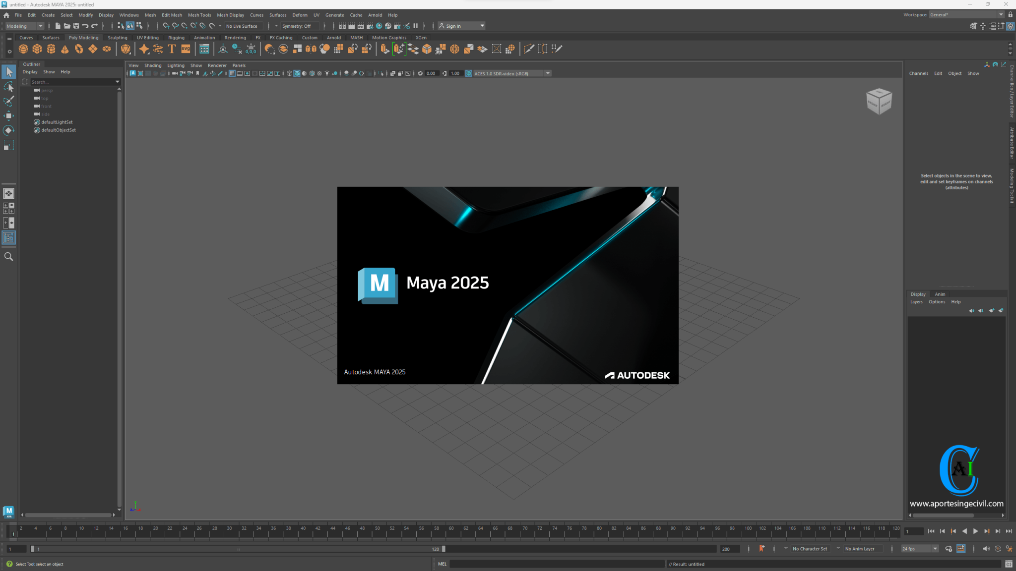 Autodesk Maya 2025 (Multilenguaje)