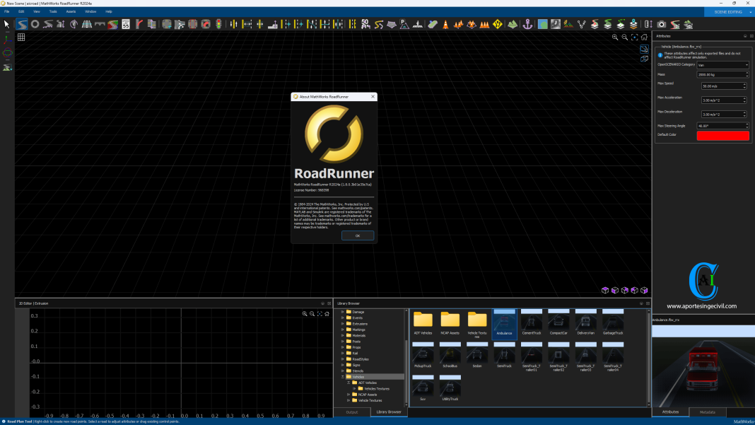 Mathworks RoadRunner R2024a (Multilenguaje)
