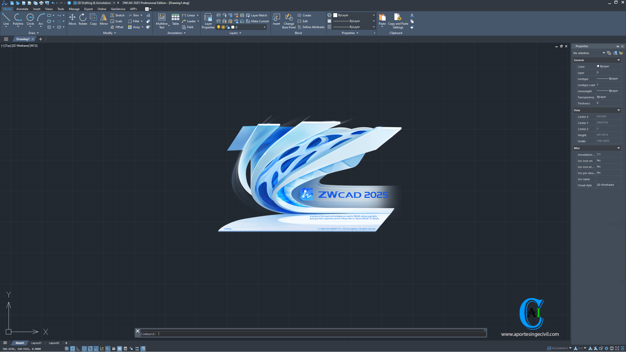 ZWCAD Professional 2025 en español e inglés