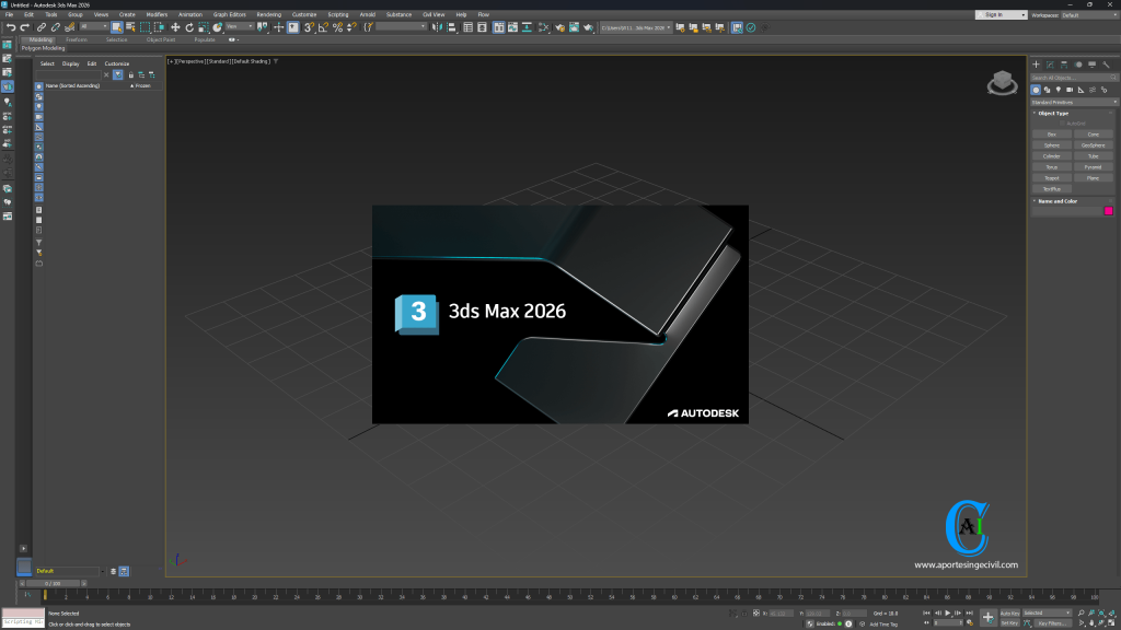 Autodesk 3ds Max 2026 (Multilenguaje)