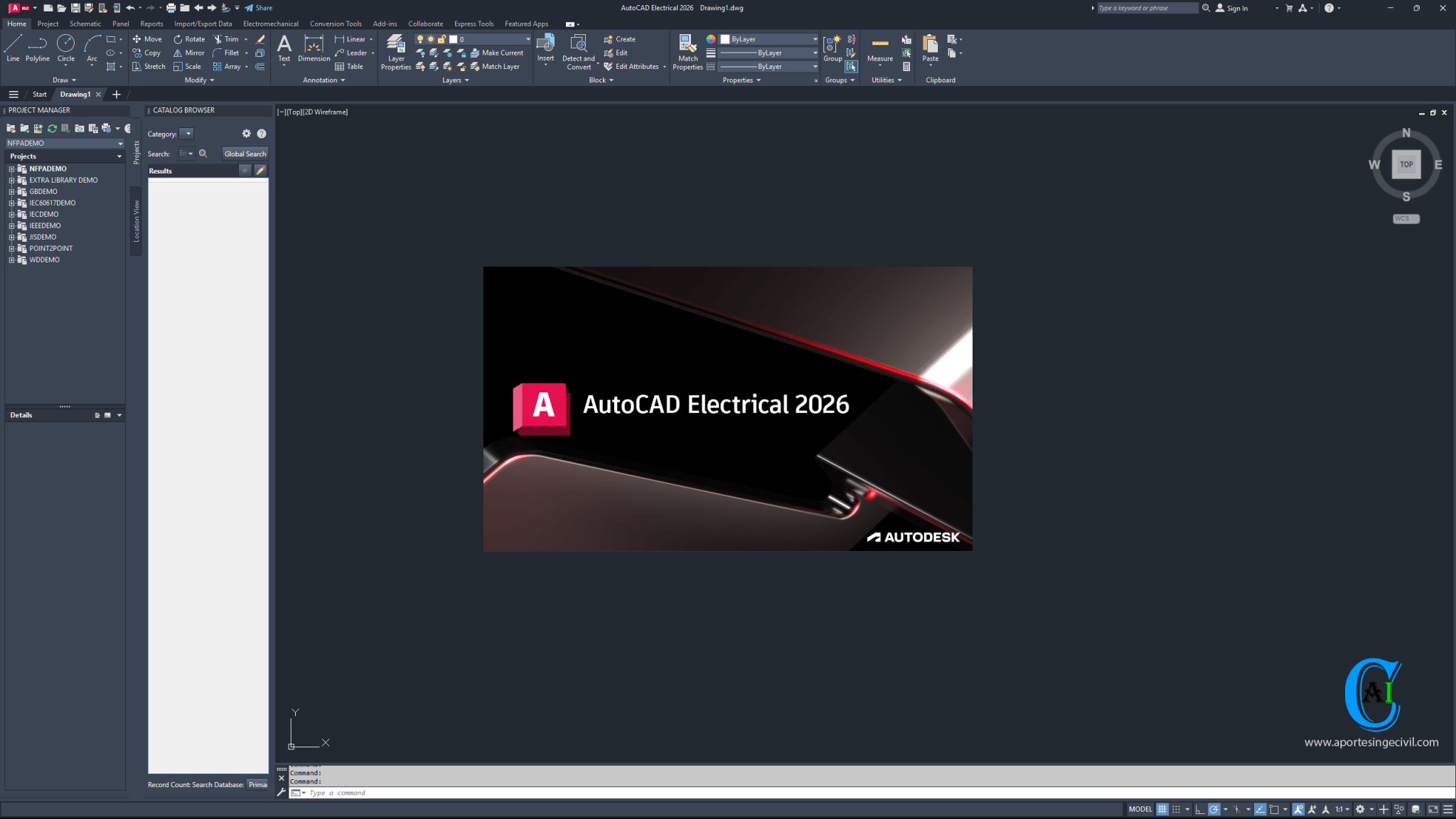 Autodesk AutoCAD Electrical 2026 en español e inglés