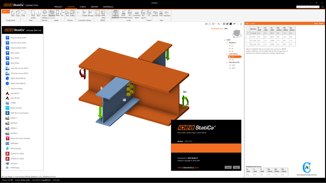 IDEA StatiCa v25.0.2.1757